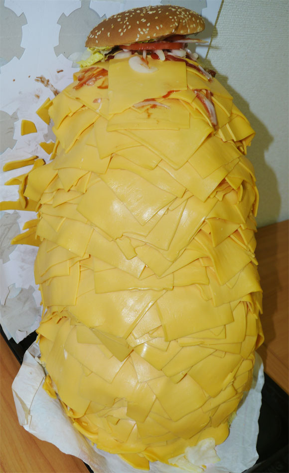 This is What a Whopper With 1000 Slices of Cheese Looks Like ...