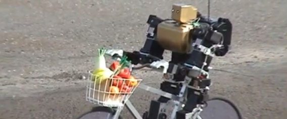 Cute Bipedal Robot Rides a Bike All By Itself | SoraNews24 -Japan News-