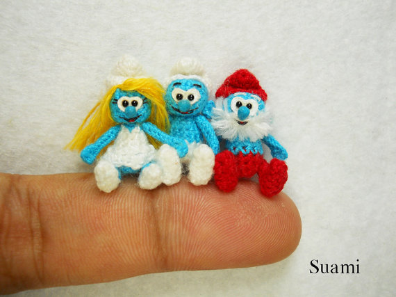 Micro Amigurumi Crochet Animals, Small Enough to Balance on Your Finger ...