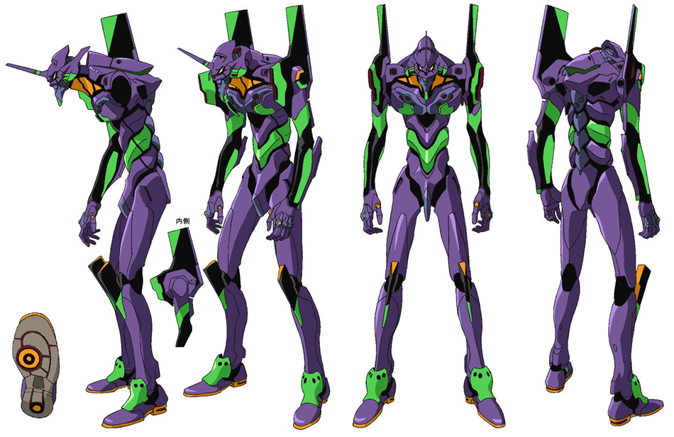 Original Evangelion Design Portfolio Gives us Ripped Robots, Smiling ...