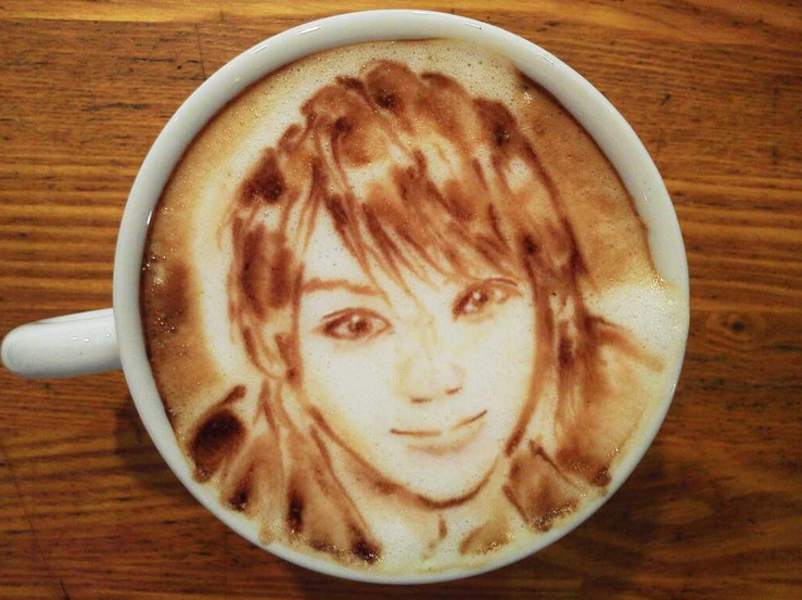 Colorful latte art! Japanese barista creates coffee with character ...