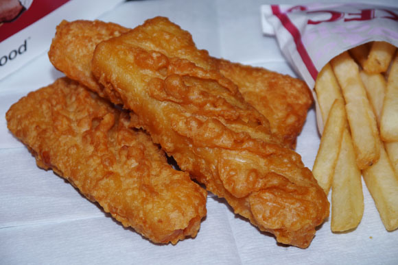 We try some of Kentucky Fried Chicken’s Kentucky Fried Fish ...