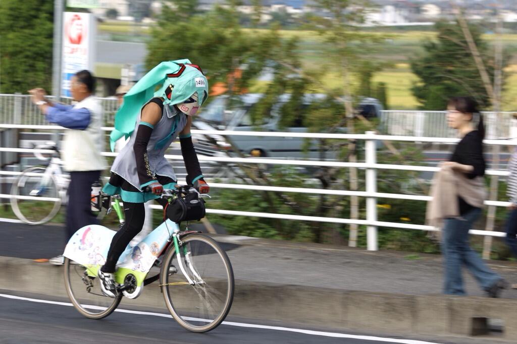 Hatsune Miku sightings spring up during uphill bike race | SoraNews24 ...