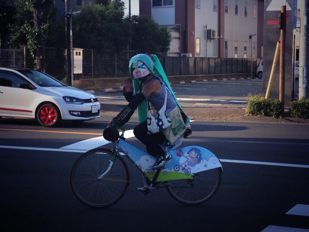 Hatsune Miku sightings spring up during uphill bike race | SoraNews24 ...
