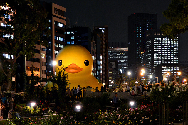 Giant rubber duck arrives in Osaka! | SoraNews24 —Japan News—