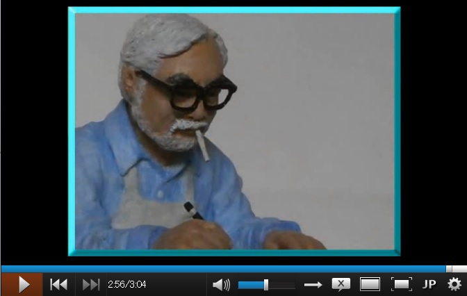 Fan makes detailed clay figure of Hayao Miyazaki, even his cigarettes ...