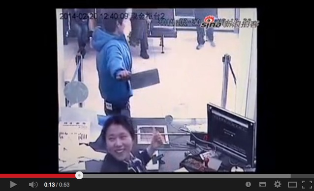 Chinese bank teller becomes internet sensation for belly laughing at ...