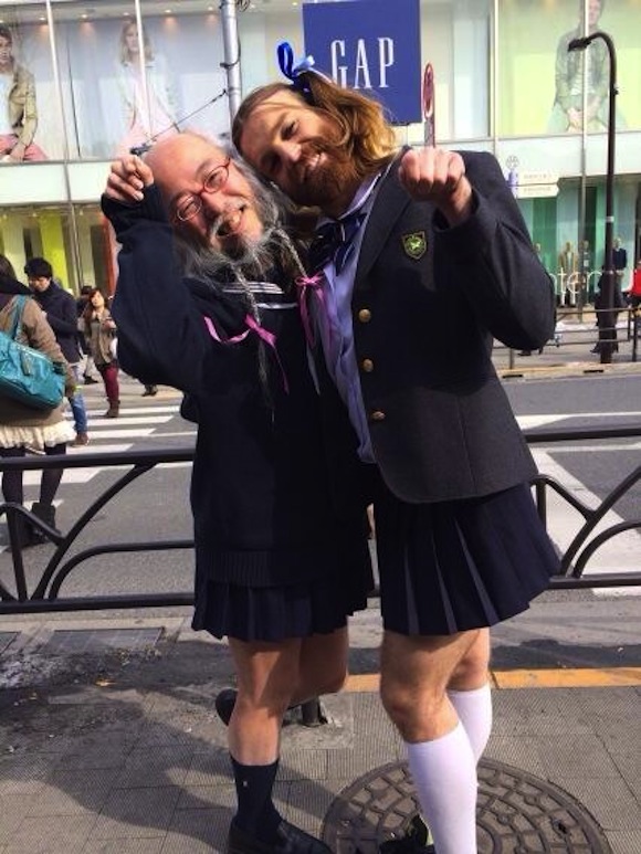 When Ladybeard meets “Sailor Suit Old Man”, it’s an explosion of manly ...