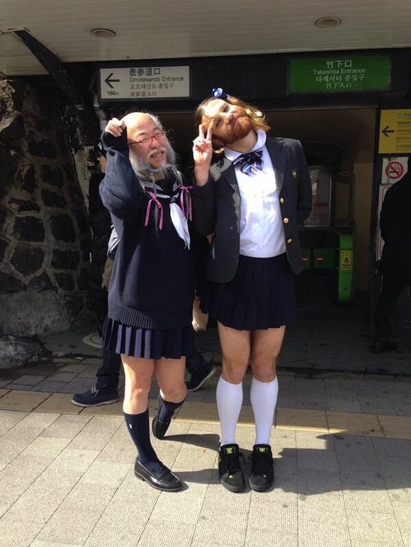 When Ladybeard meets “Sailor Suit Old Man”, it’s an explosion of manly ...