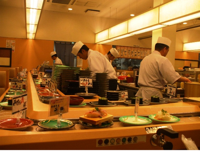 Revolving sushi comes to, and around and around, your house with this ...