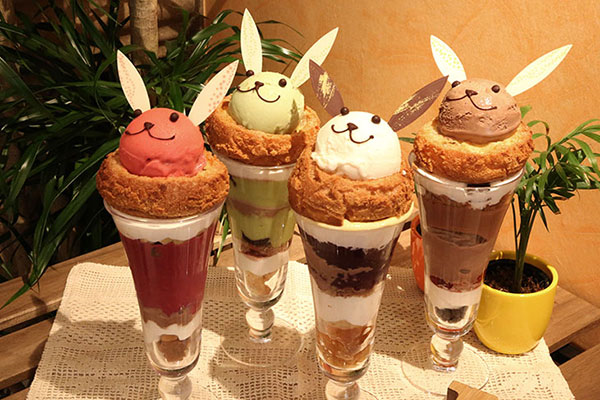 Japanese Ice Cream Sundae