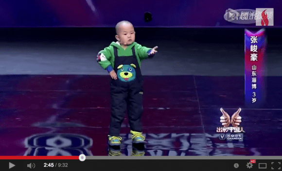 The kid’s got moves: Tiny dancer wows audiences on Chinese talent show ...