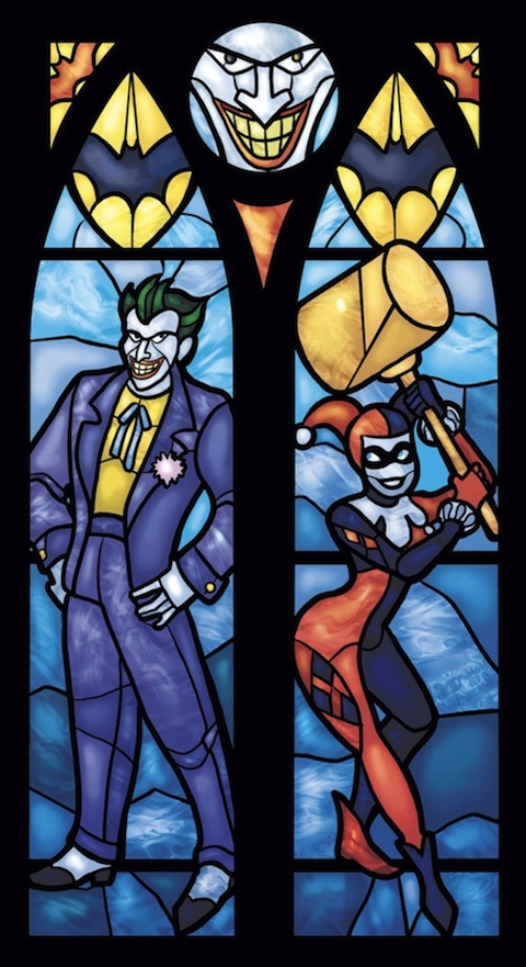 Artist gives anime and comic characters stained-glass look — with ...