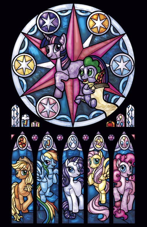 Artist gives anime and comic characters stained-glass look — with ...
