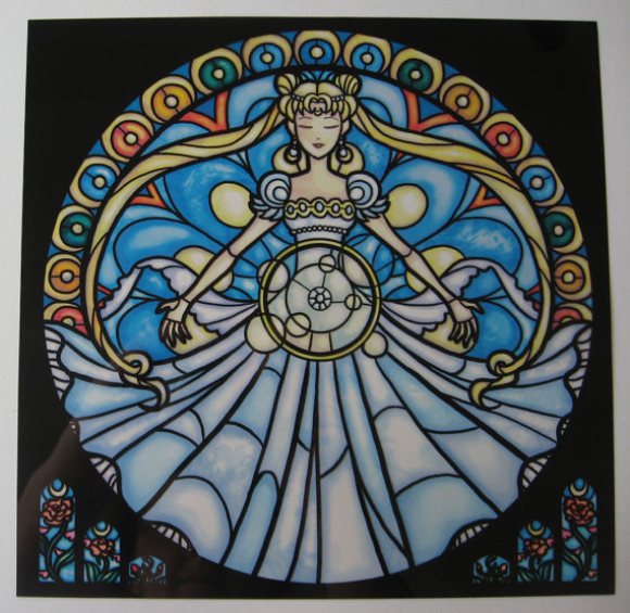 Artist gives anime and comic characters stained-glass look — with ...