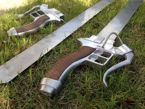 Real, functional Attack on Titan swords: This man’s year-long project ...