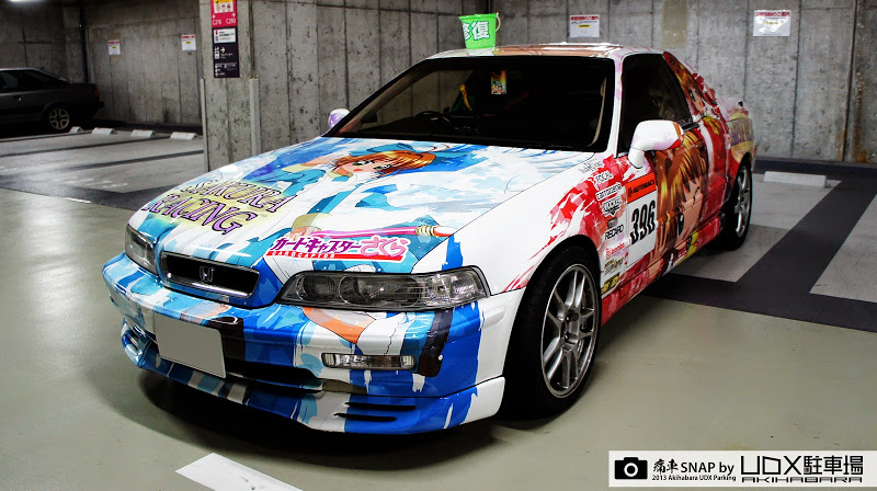 Every weekend is an itasha car show at Akihabara’s UDX parking garage ...