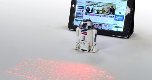 We try out the upcoming R2-D2 virtual keyboard projector! | SoraNews24 ...