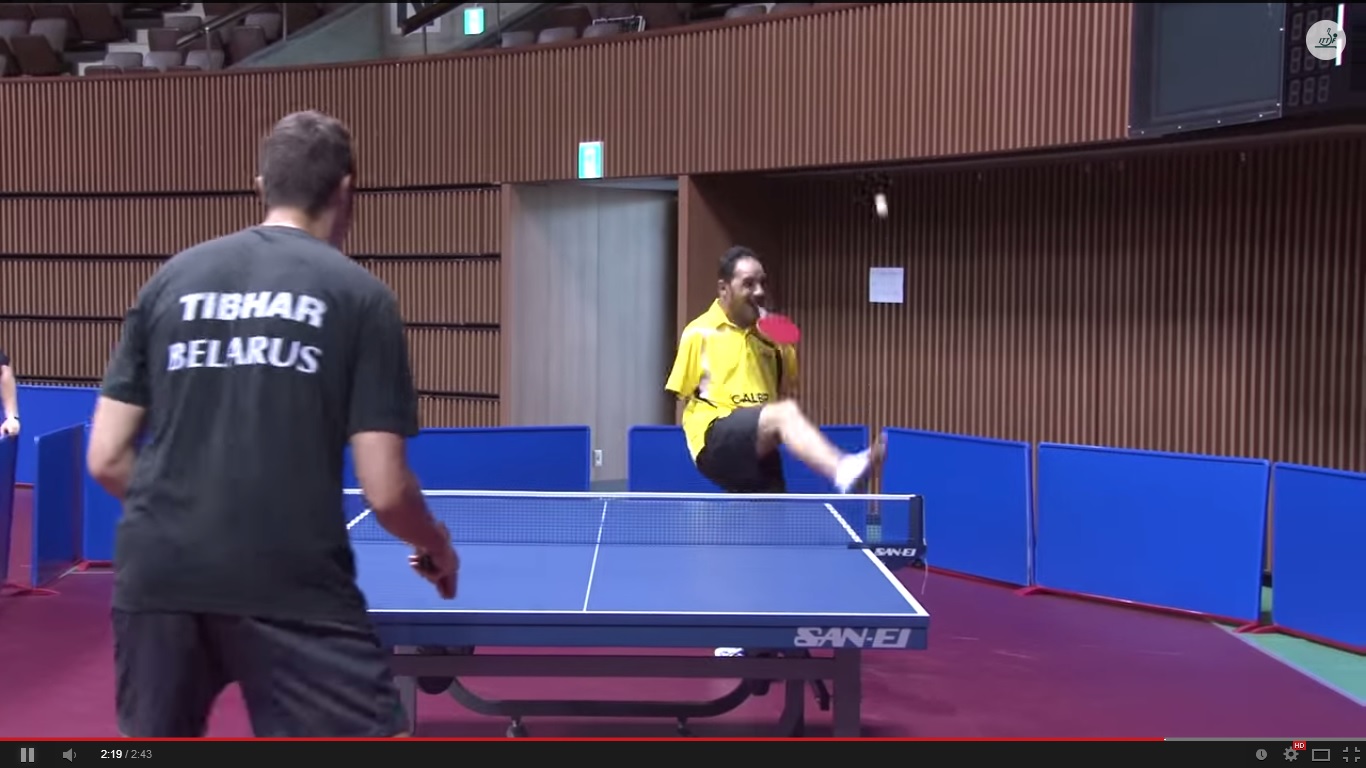 This table tennis player shows that “nothing is impossible” 【Video ...