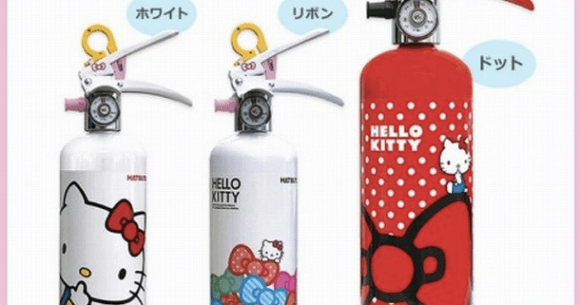 Put out the flames with a Hello Kitty fire extinguisher! | SoraNews24 ...