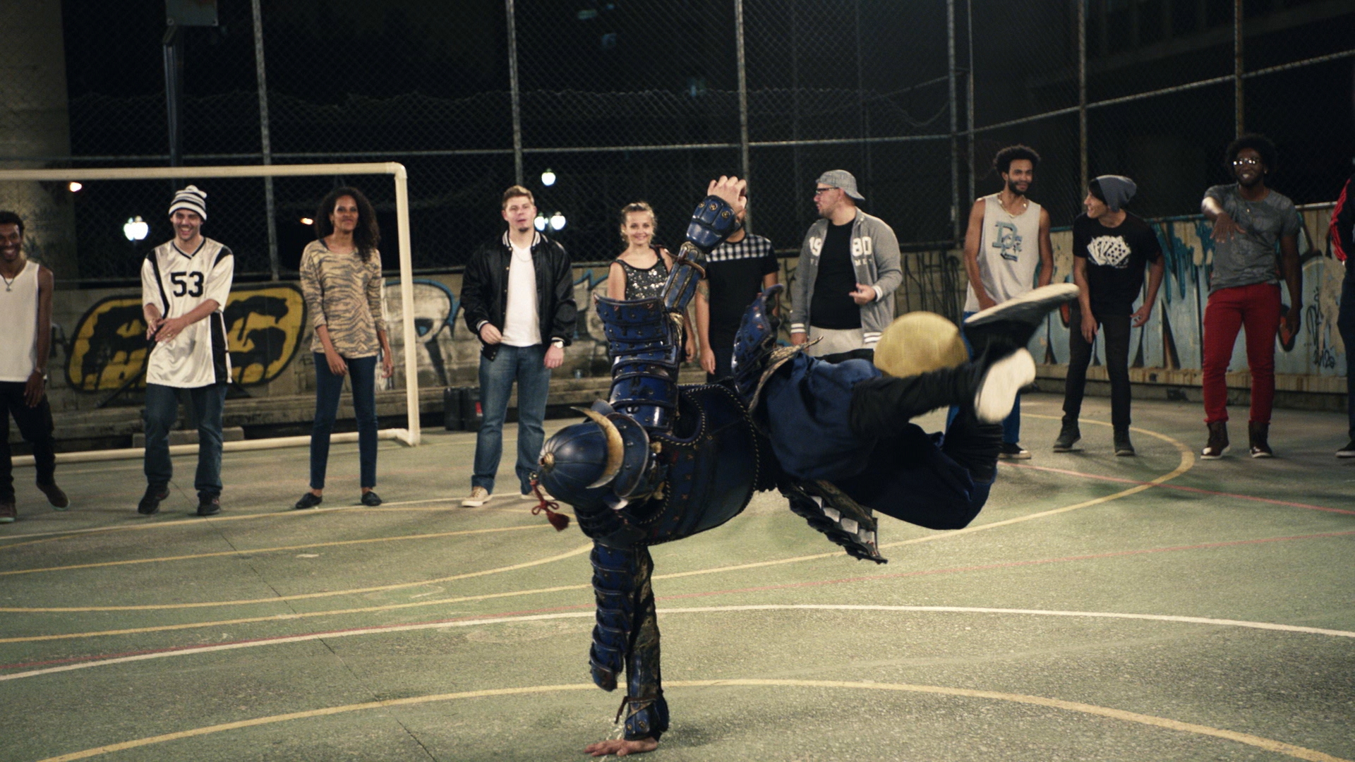 Samurai in Brazil shows off incredible freestyle football skills ahead ...