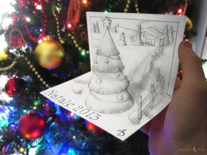 19 pencil drawings that trick your mind into thinking they’re 3-D ...