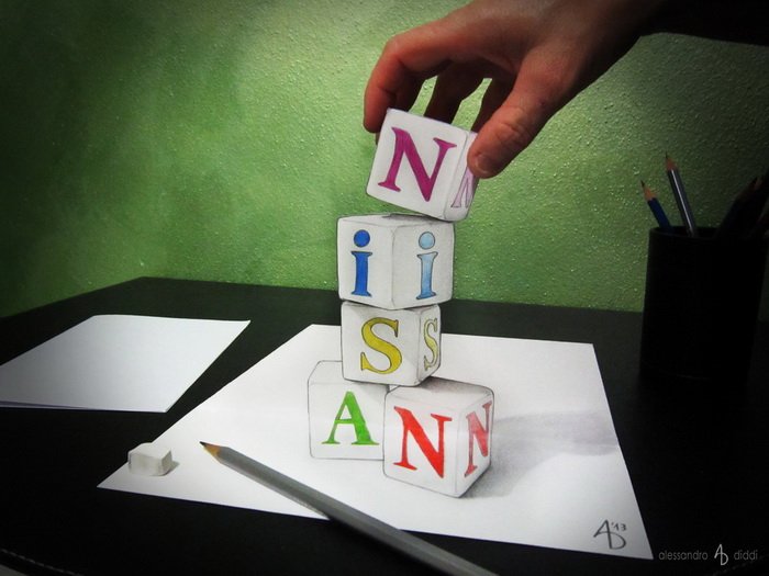 19 pencil drawings that trick your mind into thinking they’re 3-D ...