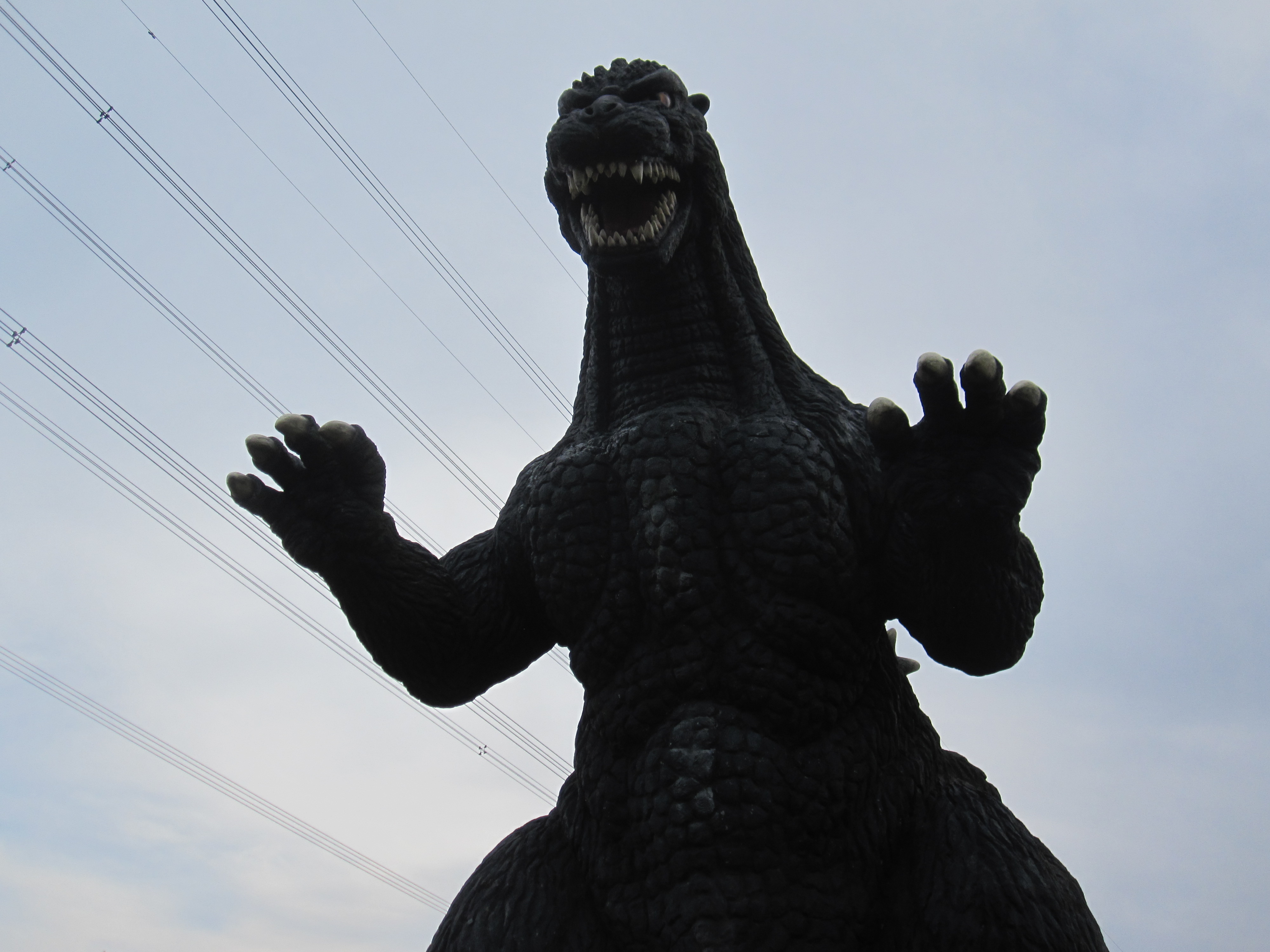 We spend an afternoon in the park with the King of the Monsters at ...