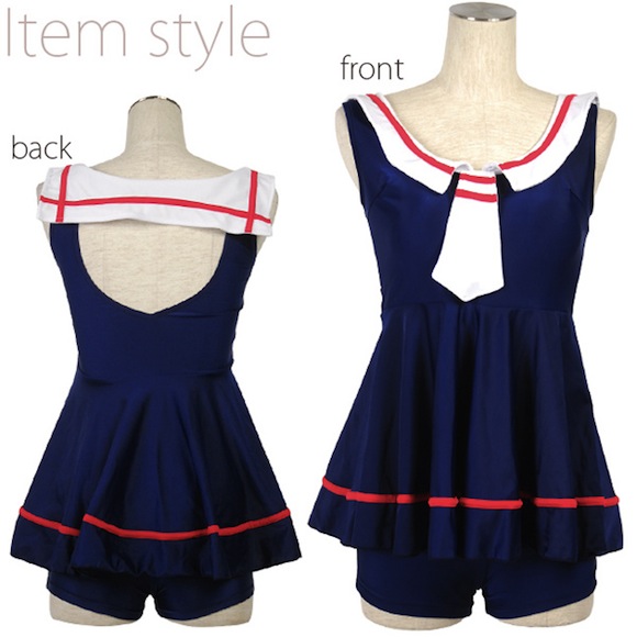 Out with the bikinis! Could these sailor swimsuits be what we’ve been ...
