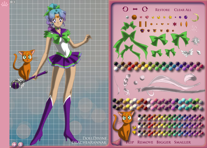 Create your own Sailor Moon heroines with the awesome Sailor Senshi ...