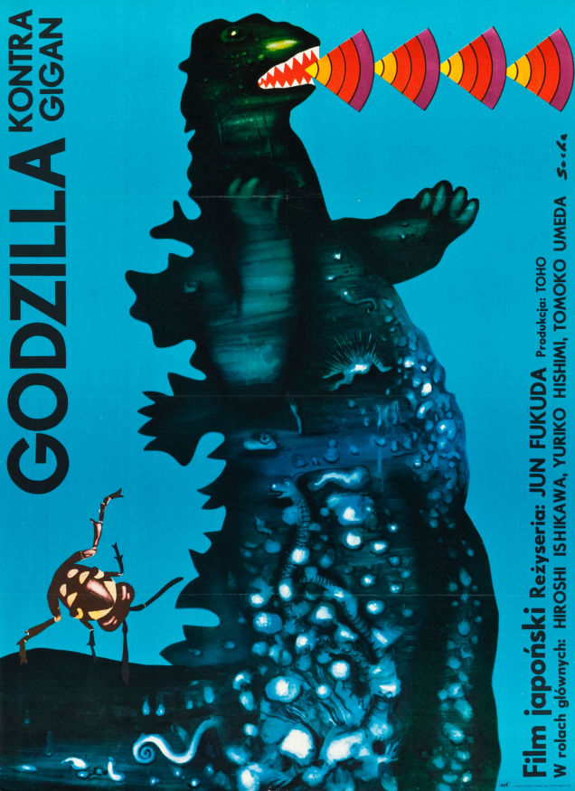 Godzilla fights around the world in these rare vintage European posters ...