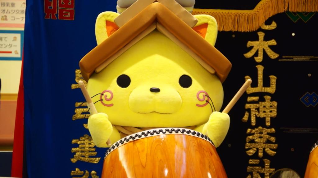 Shimane Prefecture’s shrine-headed mascot is now an adorable rice field ...
