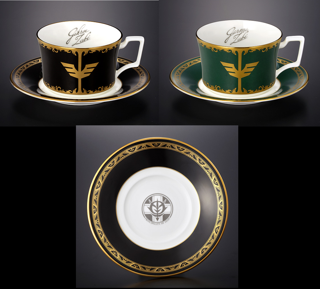 Sip your tea like an anime villain with high-class Gundam porcelain ...
