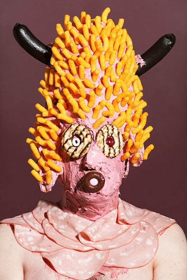 Nightmare food – Artist creates shockingly colorful portraits out of ...