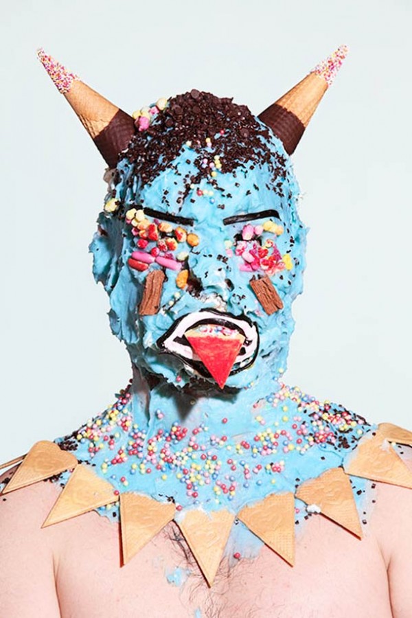 Nightmare food – Artist creates shockingly colorful portraits out of ...