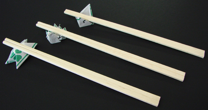 You can rest your chopsticks on a lot of different things in Japan ...