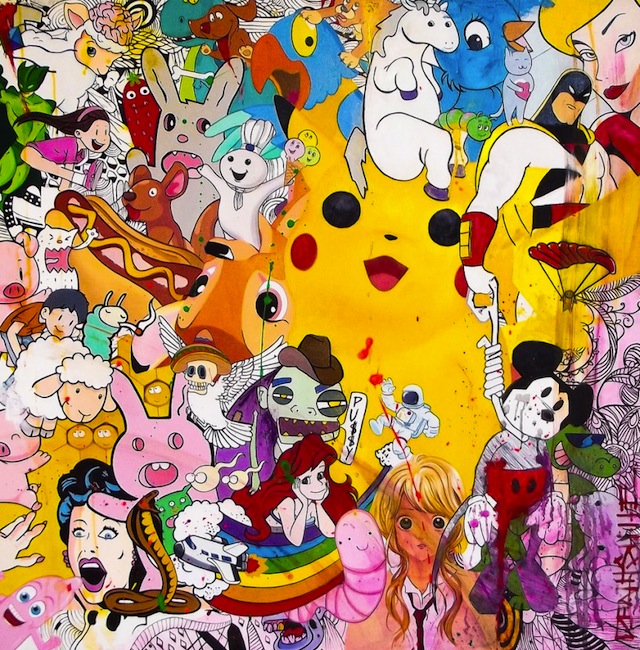 Pikachu meets the Renaissance in the wacky paintings of Notre Chauvet ...