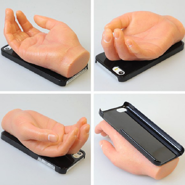 Detached female hand iPhone cases are here to provide…emotional comfort ...