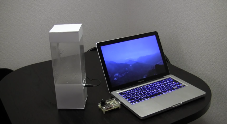 Check the weather forecast with a cool gadget that recreates the ...