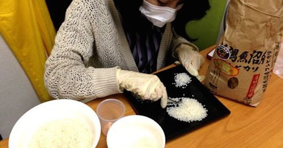 We examine, sort thousands of grains of rice to test manga-approved ...