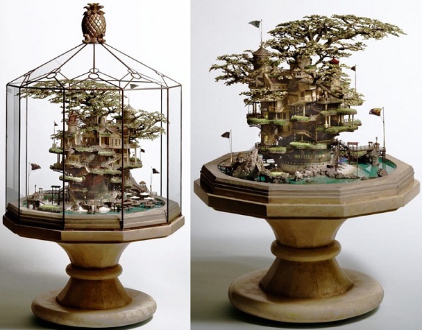 Bonsai treehouses look like something out of Howl’s Moving Castle ...