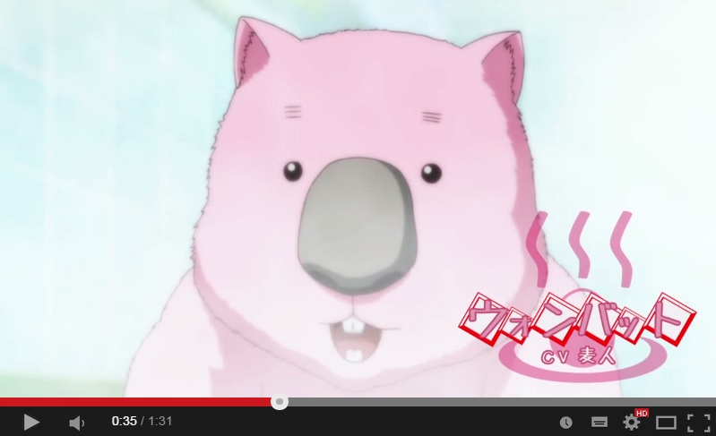 Pretty anime boys are here to save the world, and they brought a wombat ...