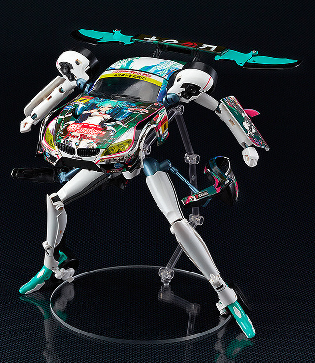Hatsune Miku transforming race car robot is actually pretty awesome ...