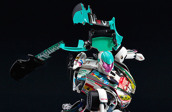 Hatsune Miku transforming race car robot is actually pretty awesome ...