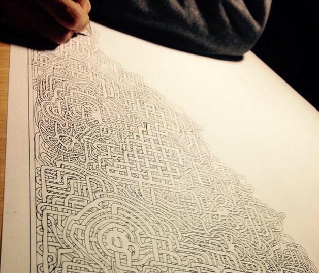 This man’s first hand-drawn maze took seven years to complete, now he’s ...