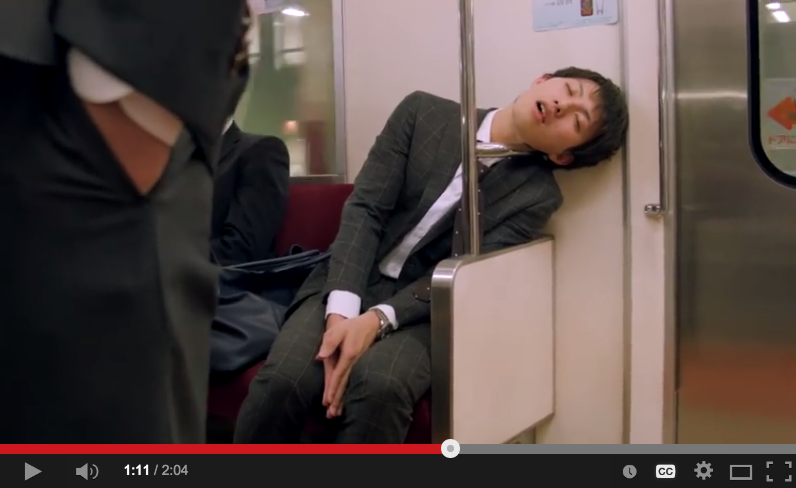 Commercial reminds Japan’s tired commuters about the drawbacks of ...