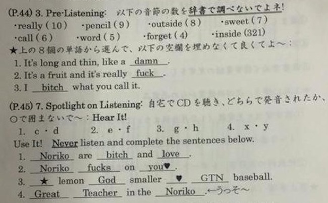 Japanese university English teacher fights student misbehaviour with ...