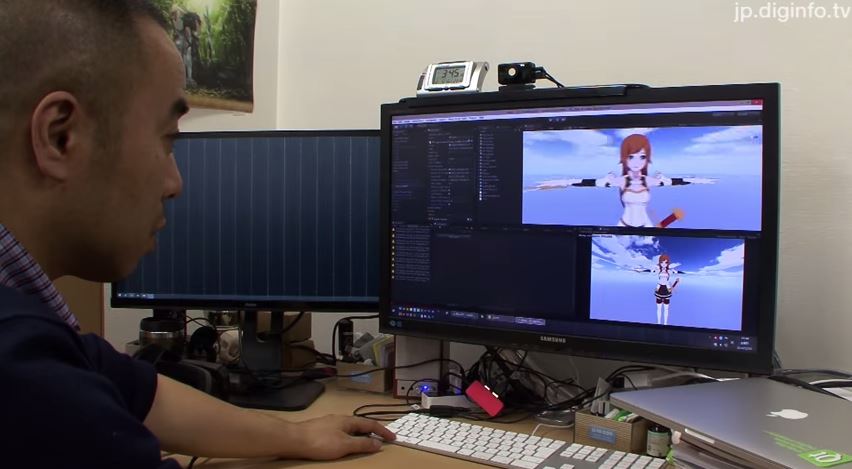 “Live2D Euclid” technology creates 3-D models while retaining the ...