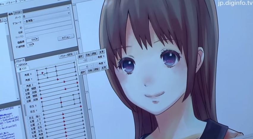 “Live2D Euclid” technology creates 3-D models while retaining the ...