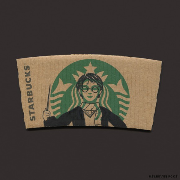 Espresso Patronum! Artist creates awesome artwork on Starbucks ...